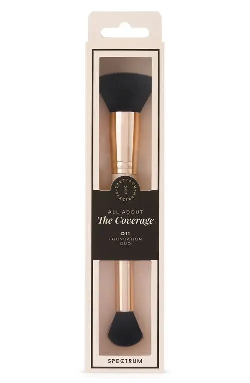 SPECTRUM All About The Brush D11 The Coverage Duo - Light Beige