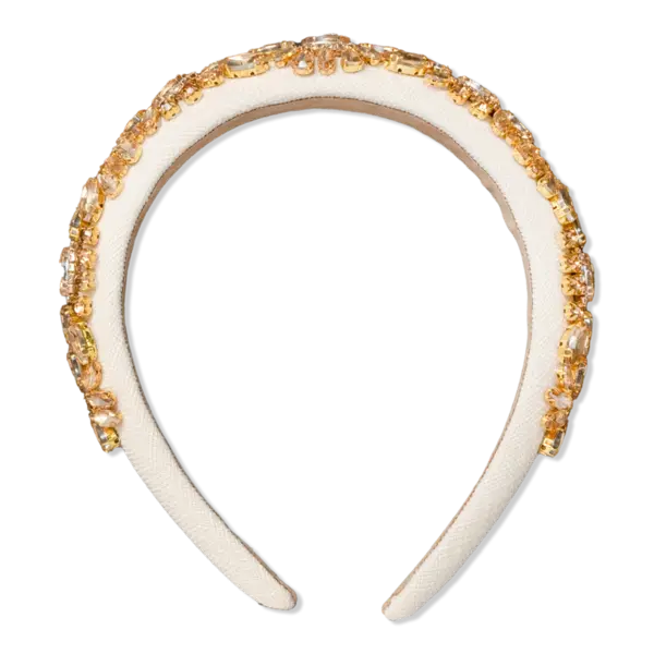 LOCKS & MANE Amber Jewel Floral Headband - One-color
