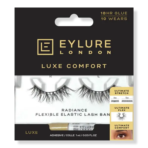 EYLURE Luxe Comfort Faux Mink False Eyelashes, Radiance - One-color