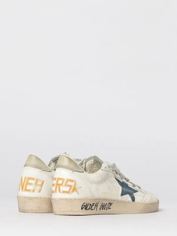 GOLDEN GOOSE Ball Star Leather Low-top Sneakers - White