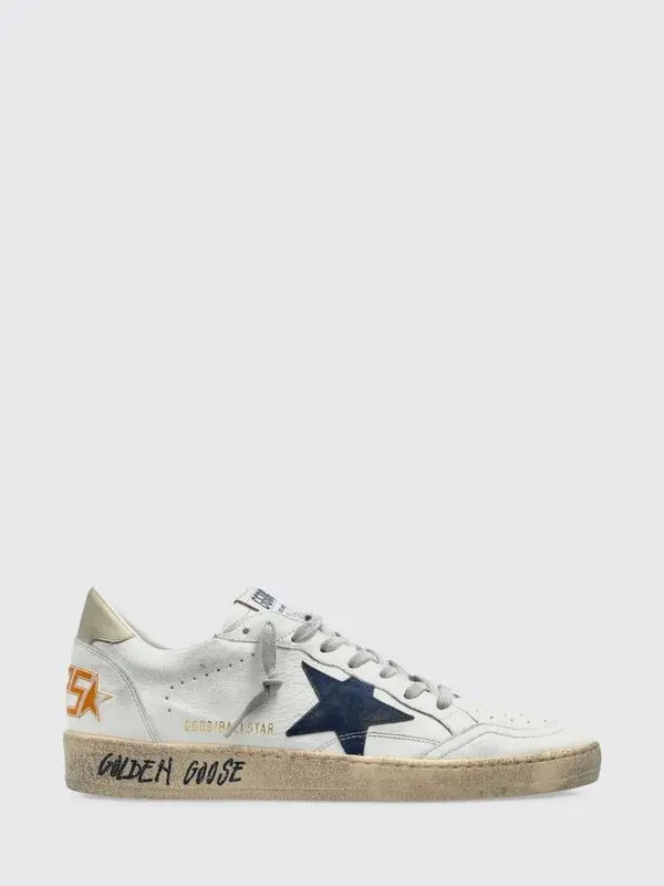 GOLDEN GOOSE Ball Star Leather Low-top Sneakers - White