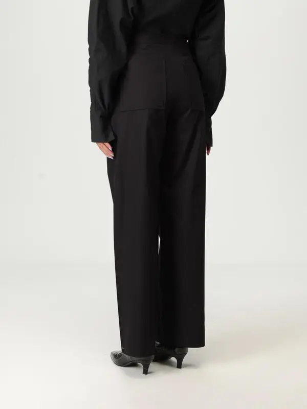 TOTEME Wide Leg Trousers - Black