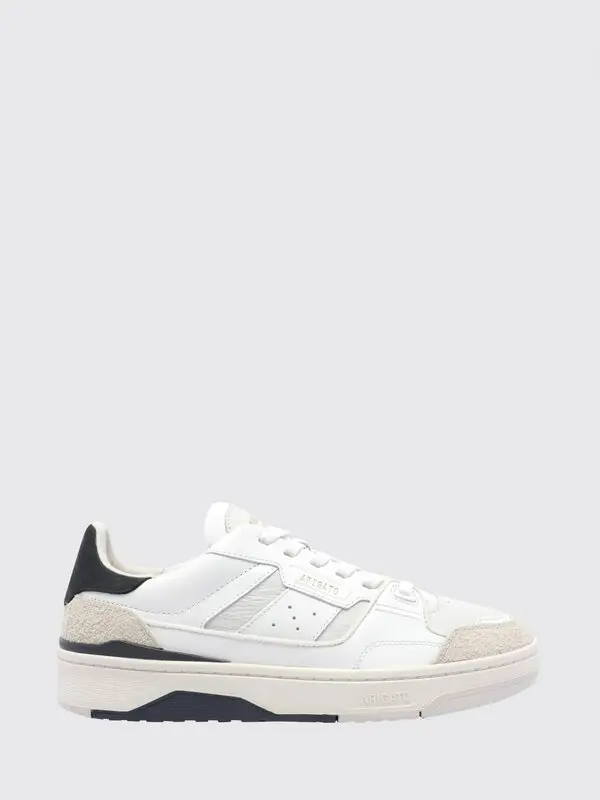 Axel Arigato Clay Low-top Trainers In Smooth And Suede Calf Leather - White