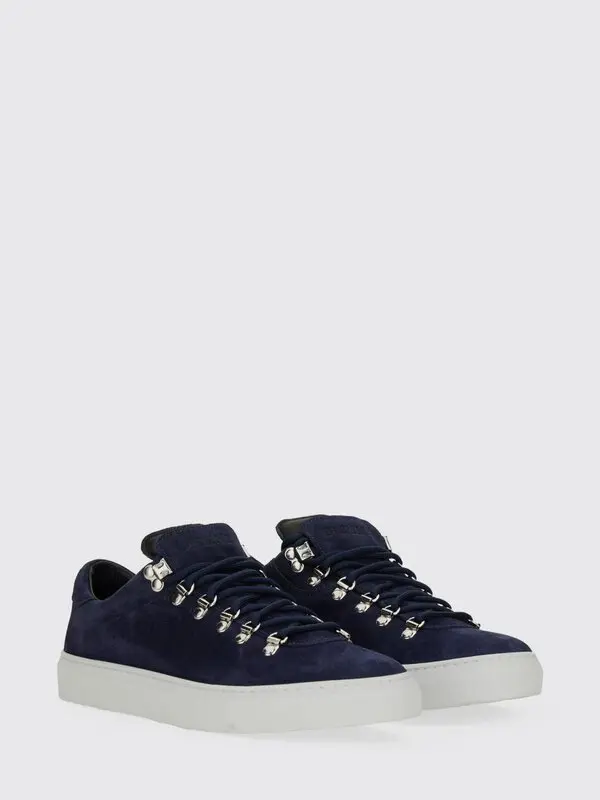 Diemme Low-top Suede Sneakers With Contrasting Rubber Sole