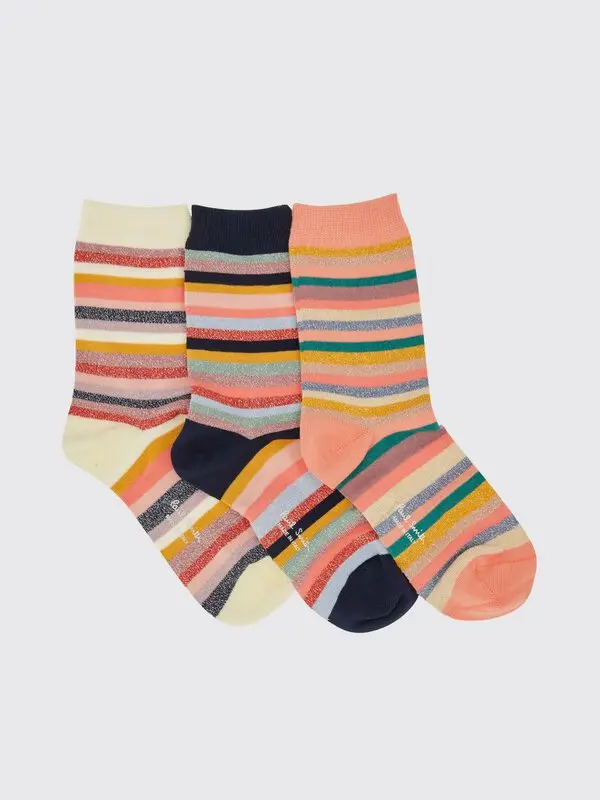 Paul Smith Striped Socks Set Of Three - Multicolor