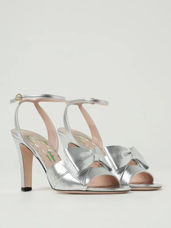 Valentino Garavani Heeled Sandals - Silver