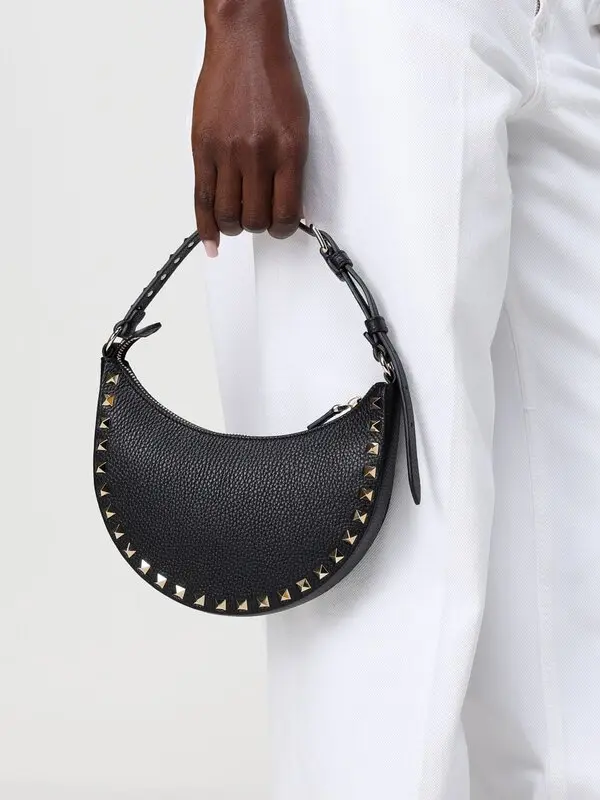 Valentino Garavani Rockstud Grained Leather Bag