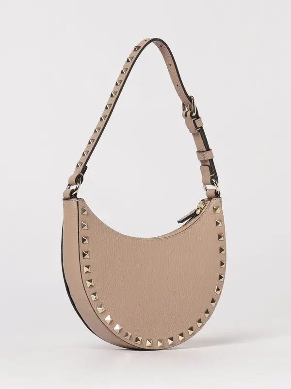 Valentino Garavani Rockstud Grained Leather Bag - Pink