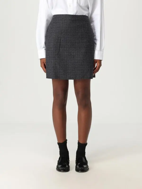 A.p.c. Checked Skirt - Grey