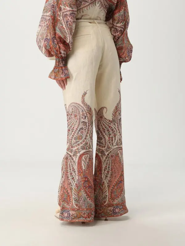 Zimmermann Paisley Print Flare Trousers - Multicolor