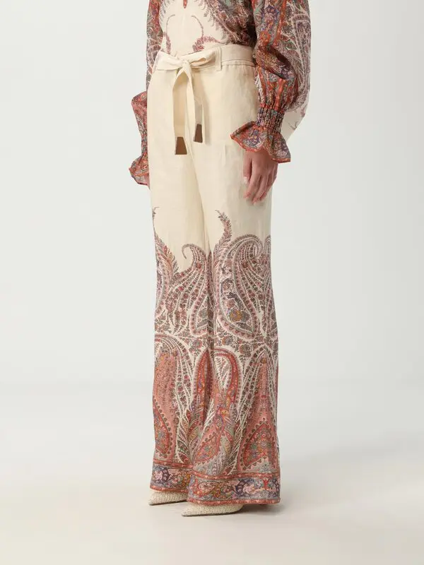 Zimmermann Paisley Print Flare Trousers - Multicolor