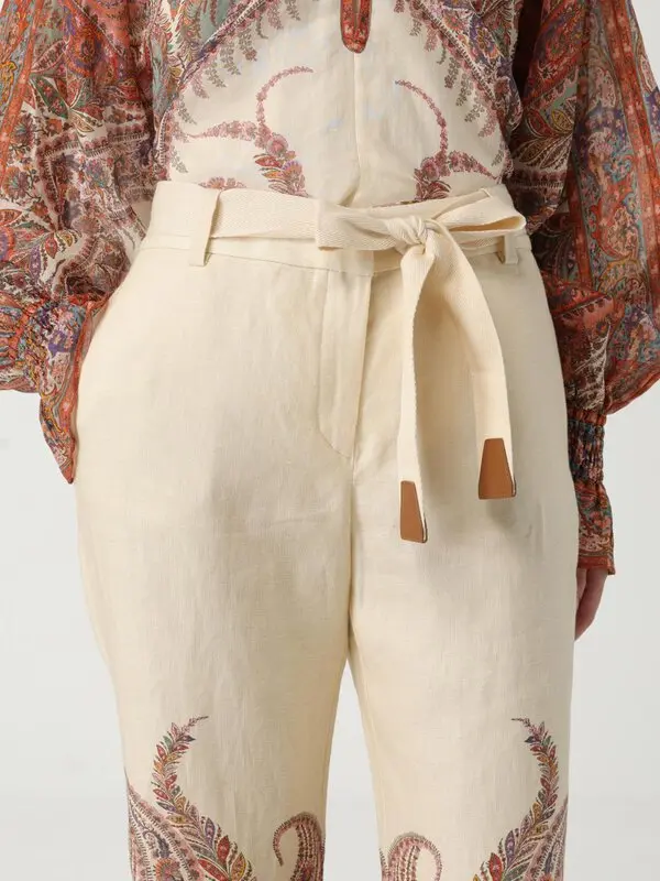 Zimmermann Paisley Print Flare Trousers - Multicolor