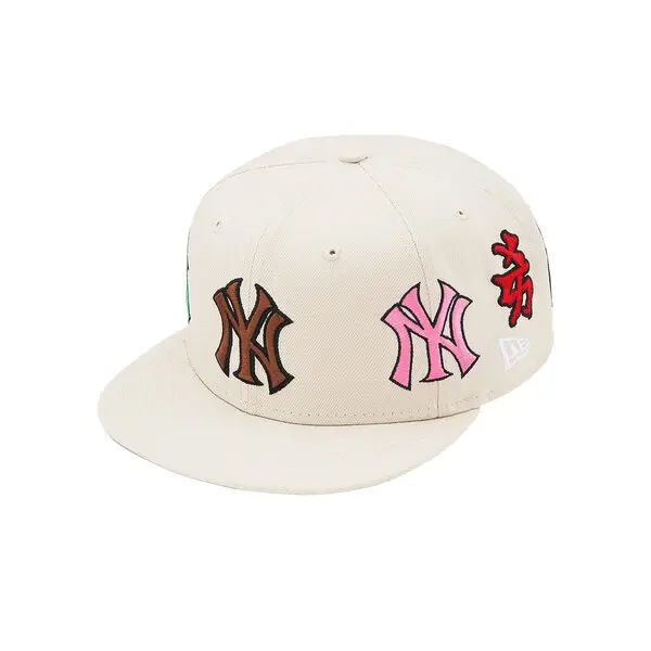 Supreme X New York Yankees Kanji New Era Cap - Tan