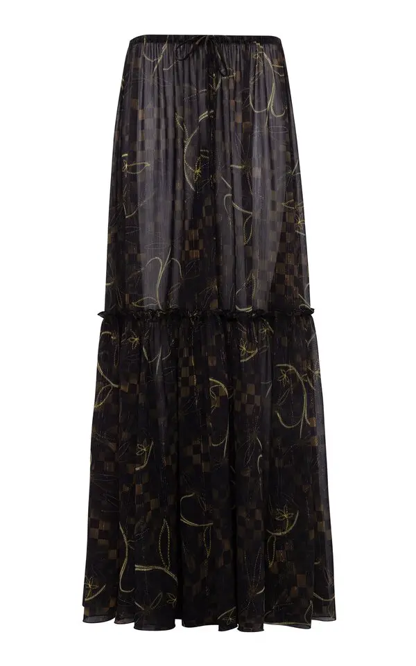 SIEDRES Arabella Printed Maxi Skirt