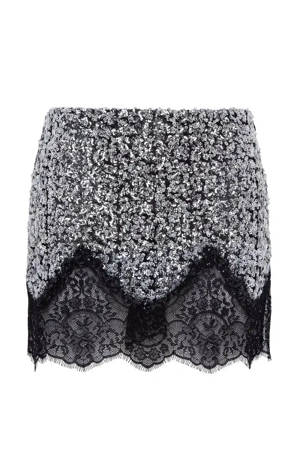 SIEDRES Sequined Mini Skirt