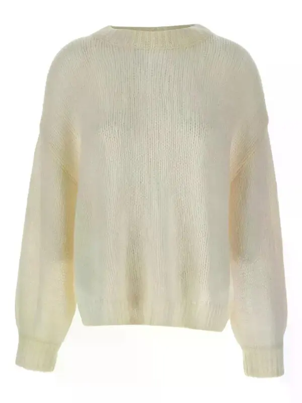 Soft Goat Drop-shoulder Sweater
