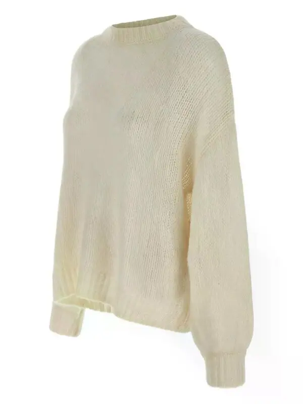 Soft Goat Drop-shoulder Sweater