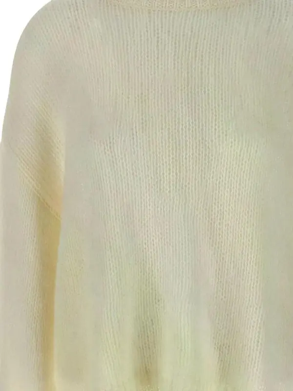 Soft Goat Drop-shoulder Sweater