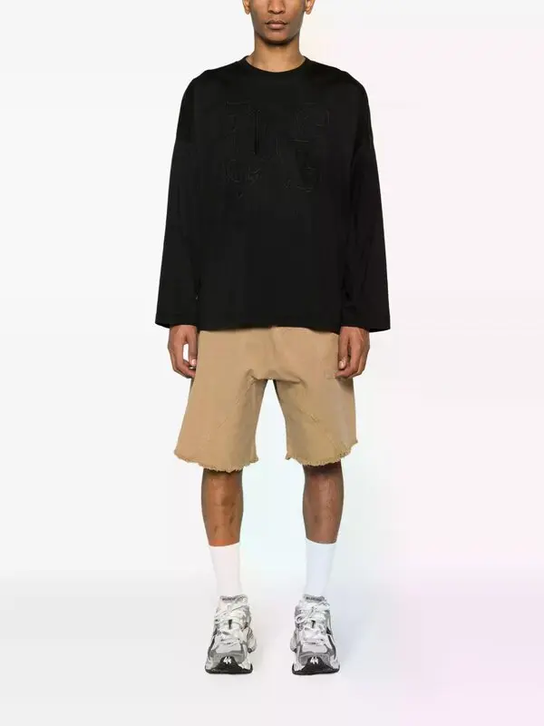 Palm Angels Monogram-embroidered Cotton T-shirt