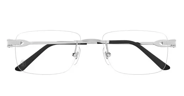 CARTIER Décor C De Eyeglasses - Silver