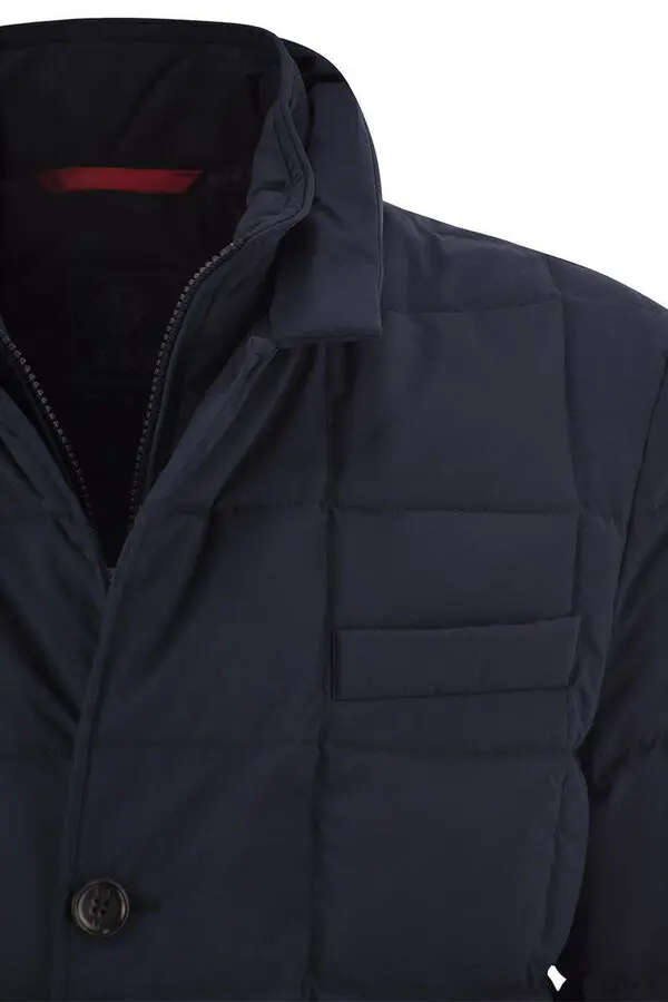 FAY Double-front Down Jacket - Blue