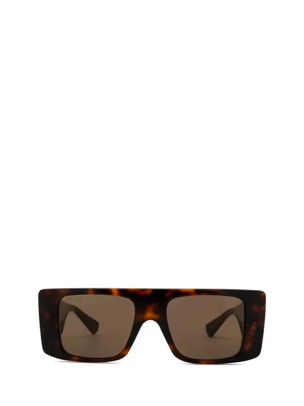 Gucci Rectangle Sunglasses - Brown