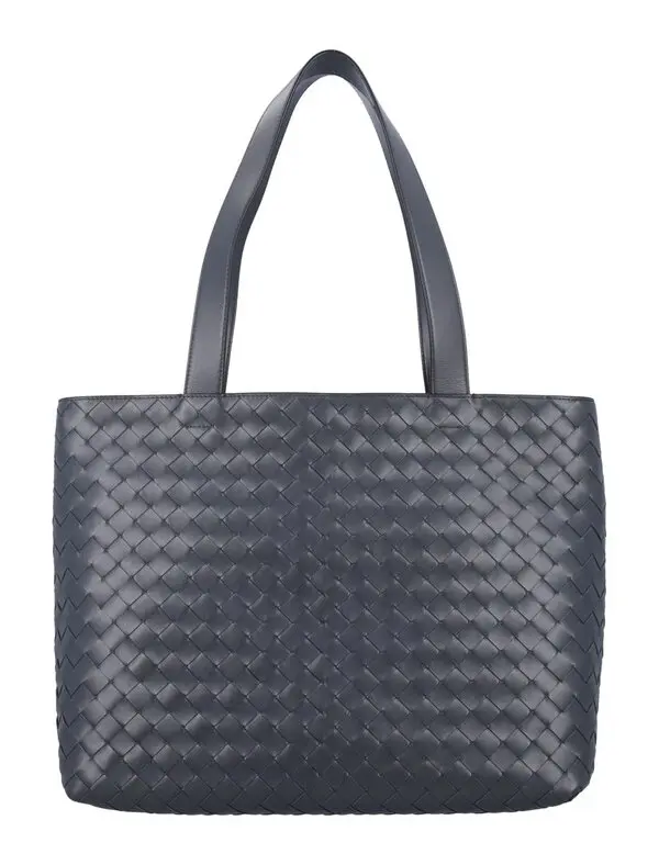 Bottega Veneta Small Intrecciato Zipped Tote - Ardesia
