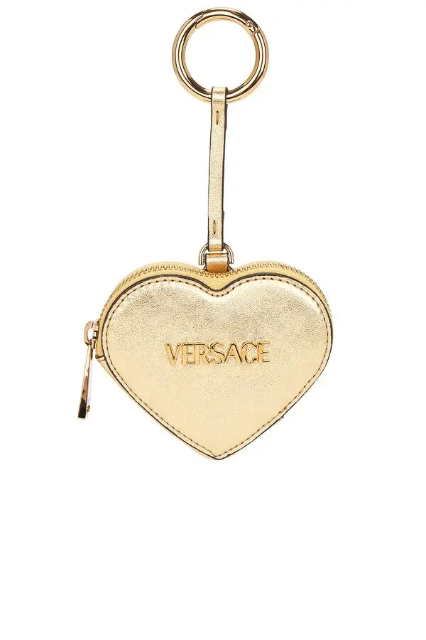 Versace Coin Purse In Metallic Gold - Mekong Gold & Gold