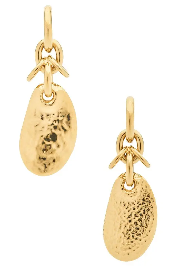 Chloé Pendant Earrings - Vintage Gold