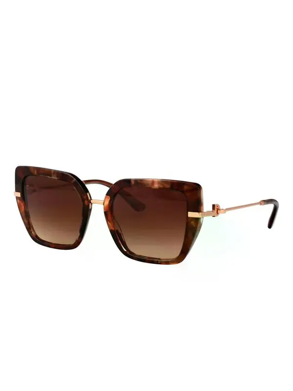 Dolce & Gabbana Tortoiseshell-effect Sunglasses