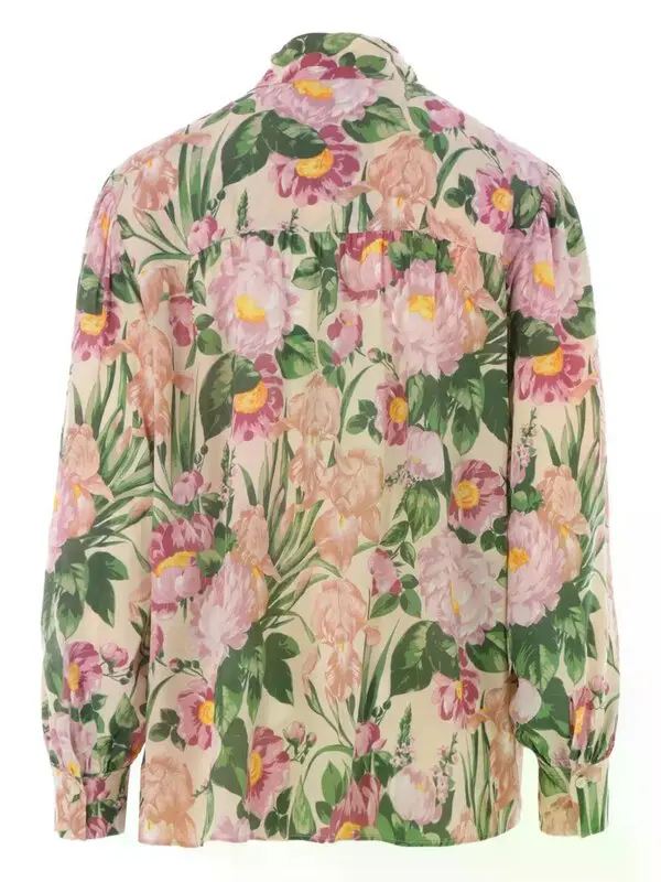 Chloé Lavallière Silk Blouse - Neutrals