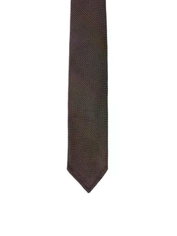 Dsquared2 Textured-jacquard Tie - Brown