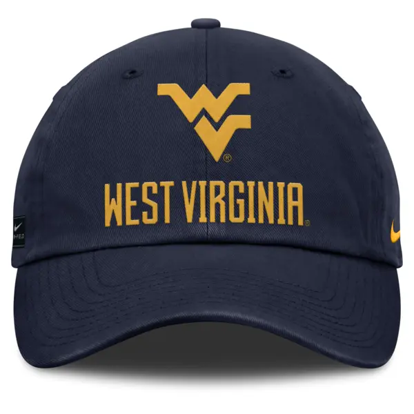 Nike West Virginia Sideline Club Gameday College Adjustable Cap - Blue