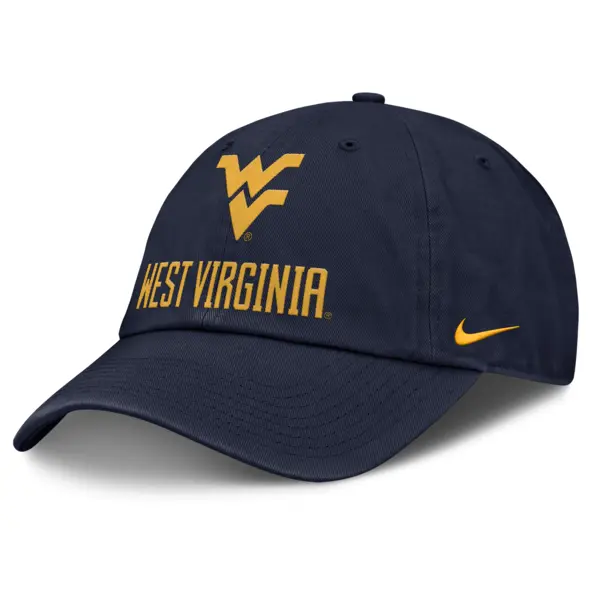 Nike West Virginia Sideline Club Gameday College Adjustable Cap - Blue