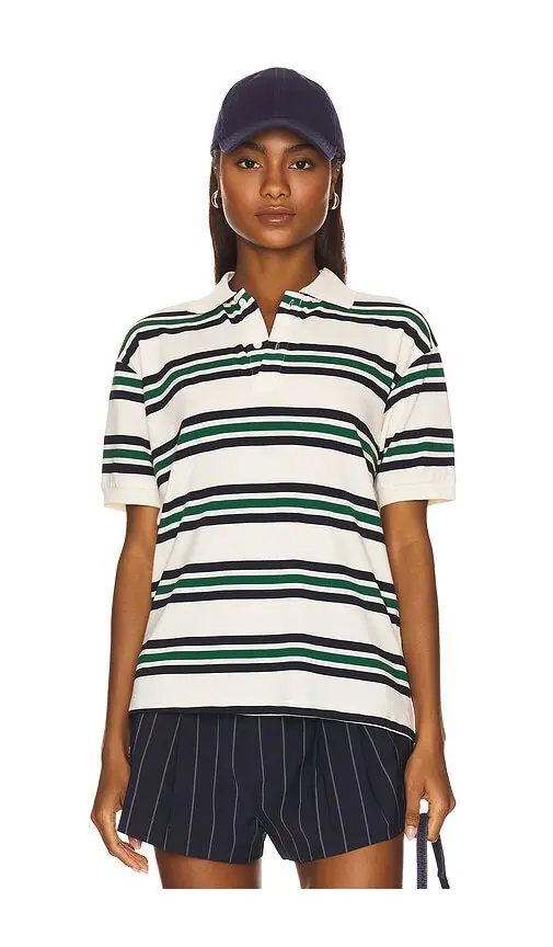 Lioness Striped Polo Top