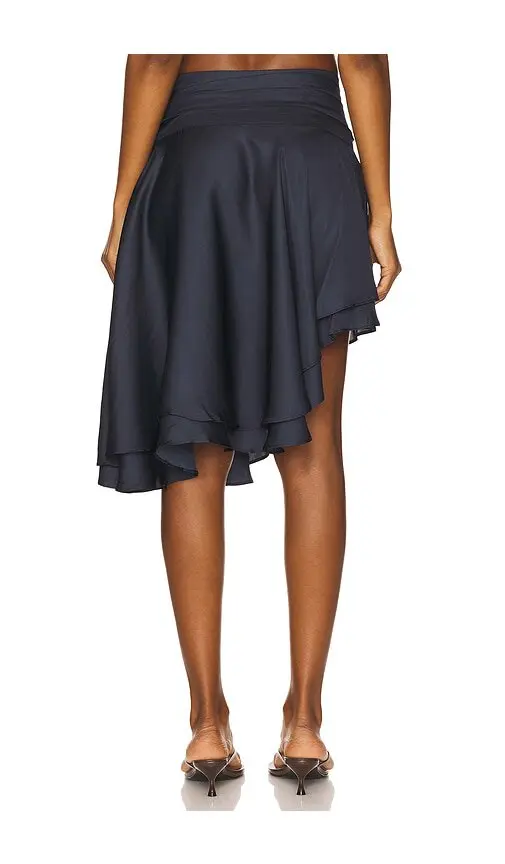 Lioness Asymmetrical Hem Midi Skirt