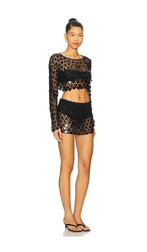 Superdown Coralie Skirt Set - Black