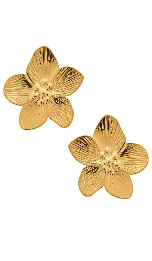 Maison Irem Bohemian Blossom Earrings - Gold