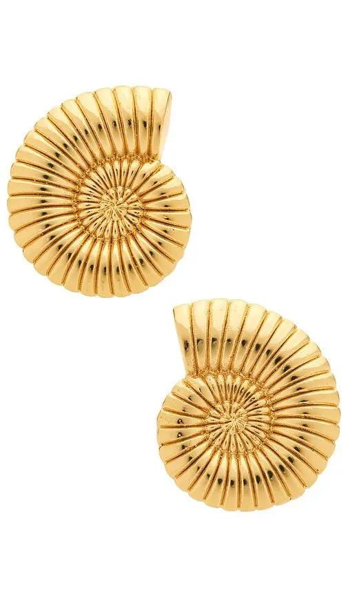 Maison Irem Tears Of The Ocean Earrings - Gold