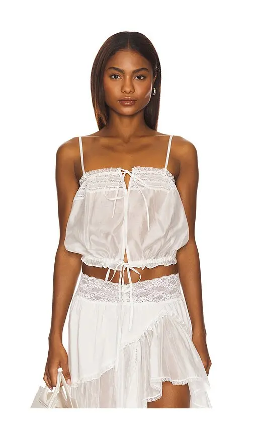 LOVERS AND FRIENDS Calais Top With Lace Detail