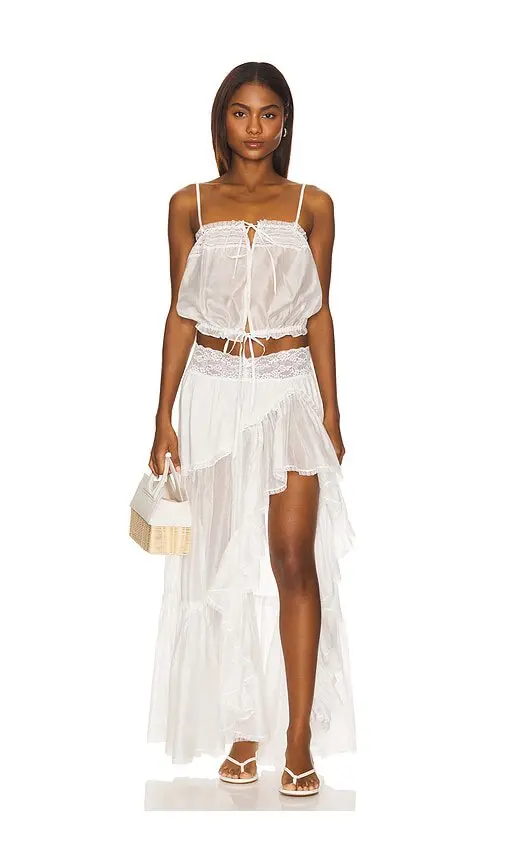 LOVERS AND FRIENDS Calais Top With Lace Detail