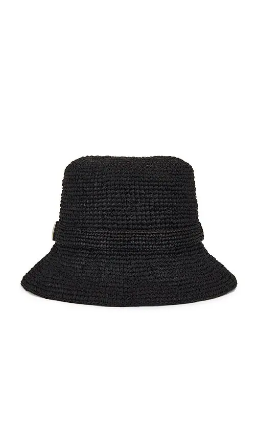 Rag & Bone Lela Rollable Hat - Black