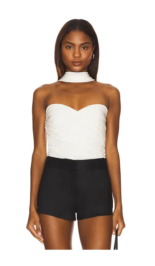 Nbd Shuri Halterneck Bodysuit - Ivory