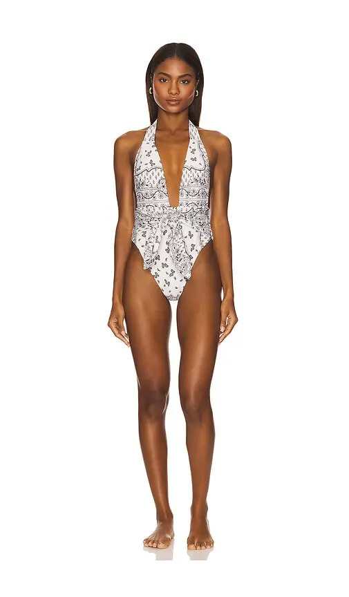 MONTCE Tropez Tie-up One Piece - Ivy Bandana