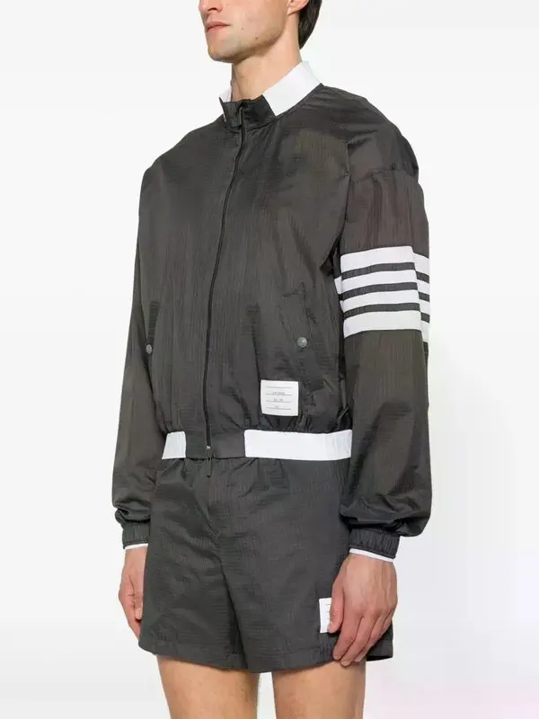 Thom Browne Bar Stripe Lightweight Jacket