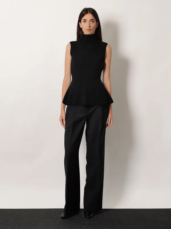 RÓHE Ribbed Wool And Cashmere Top