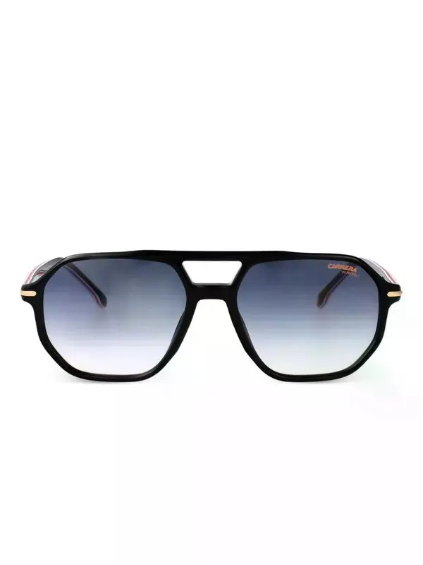 Carrera Eyewear Geometric Sunglasses With Gradient Lenses - Black