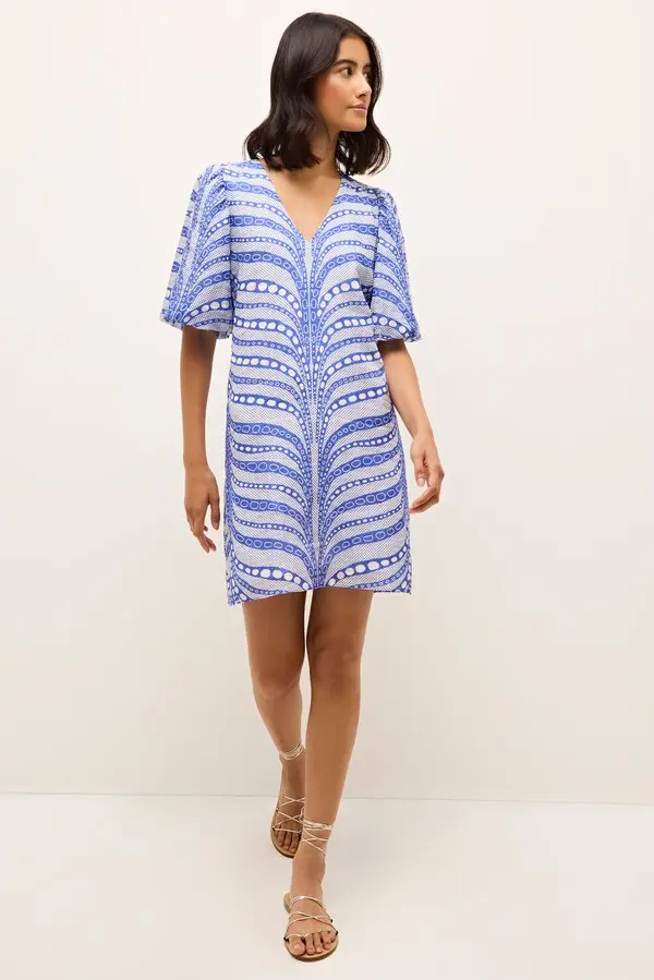 MARIE OLIVER Kiki Printed Mini Dress - Ripple