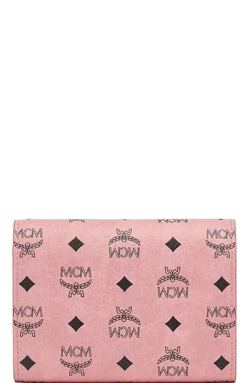 Mcm Aren Trifold Wallet In Visetos
