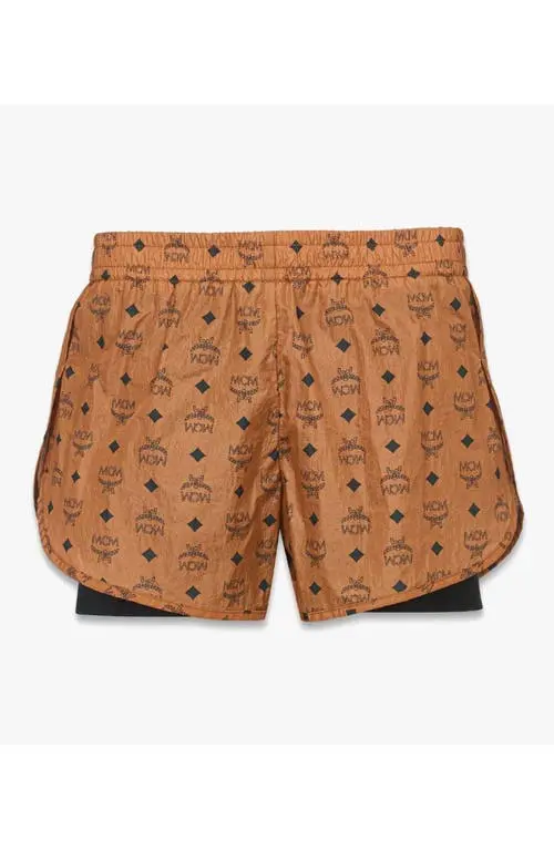 Mcm Monogram Print Econyl® Shorts
